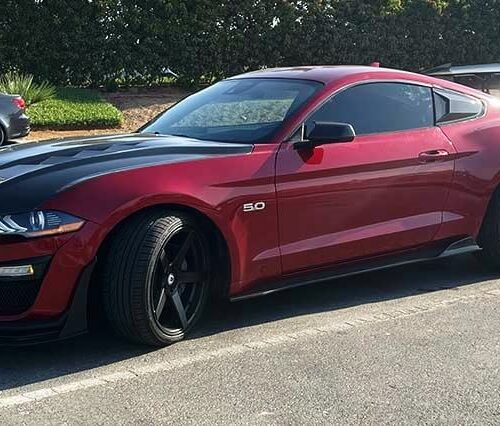 Ford Mustang GT V8 5.0 Red 2021 Images - X Car Rental